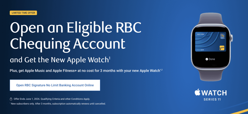 Canadian New Bank Account Promotions April 2026 (FREE iPad or $400 Cash ...